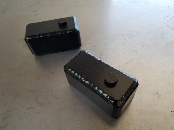 2" Drop Blocks 2014-2018 Silverado, Gmc, Custom Blocks, Center Rear en ...