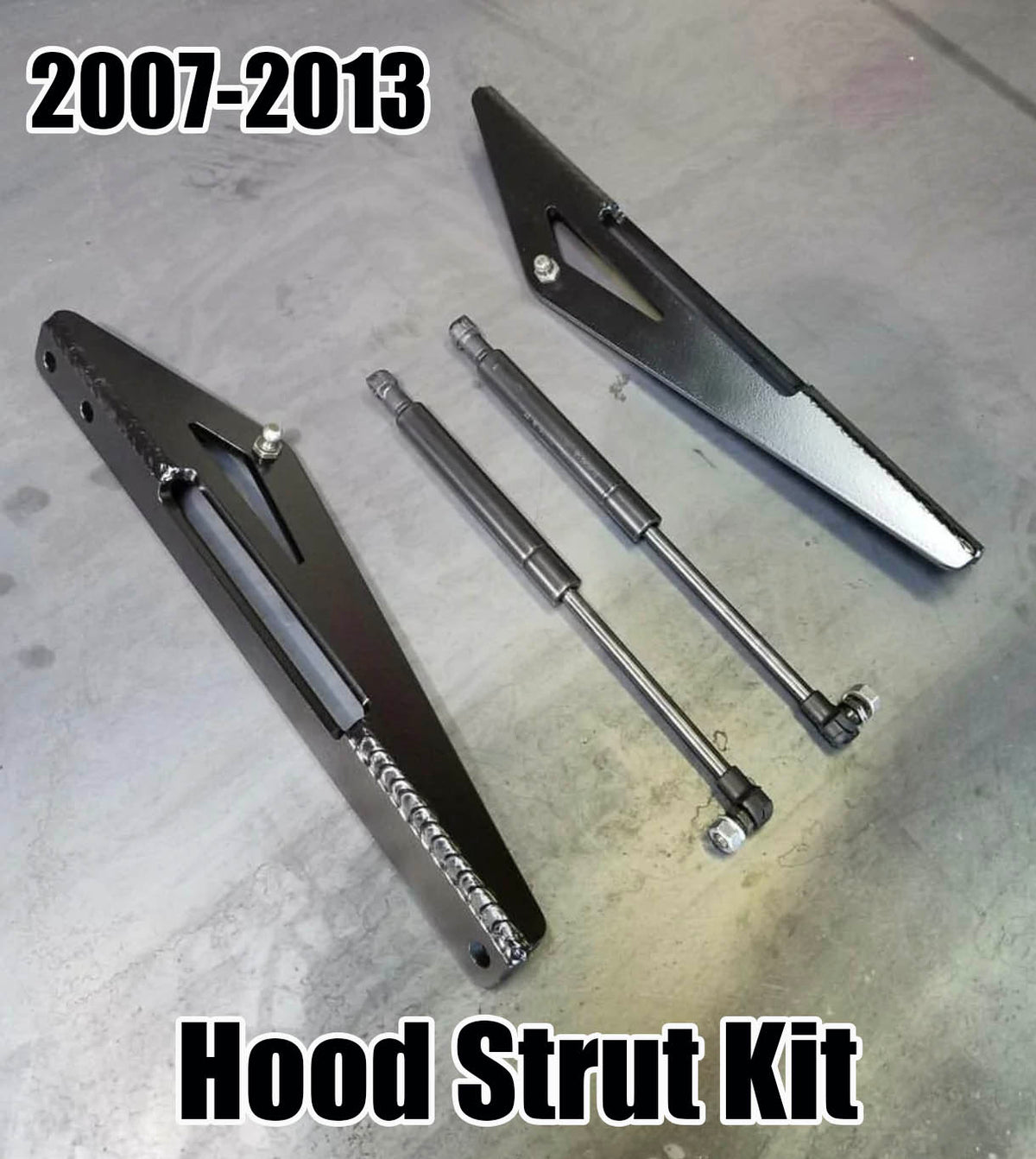 2007-2013 Hood Strut Kit, Silverado, Sierra, Bagged, Dropped, Trucks ...