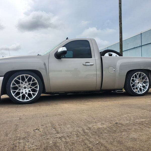 Dropped Single Cab Chevy Silverado