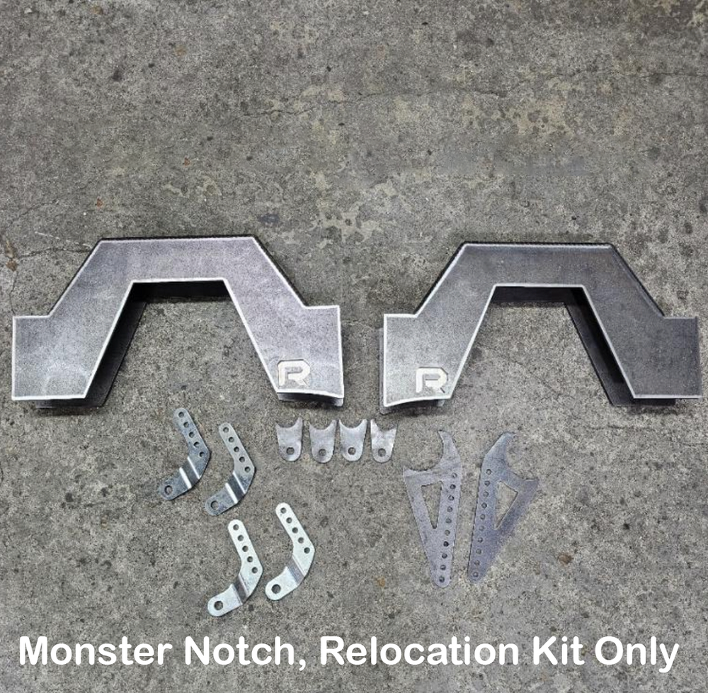 2007-2013 Silverado Sierra 1500 Reklez Shock Relocation & Notch Combo ...